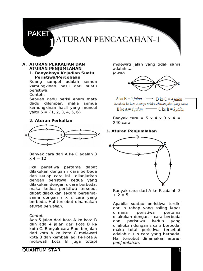 10-ATURAN PENCACAHAN - 1 (4hal) | PDF
