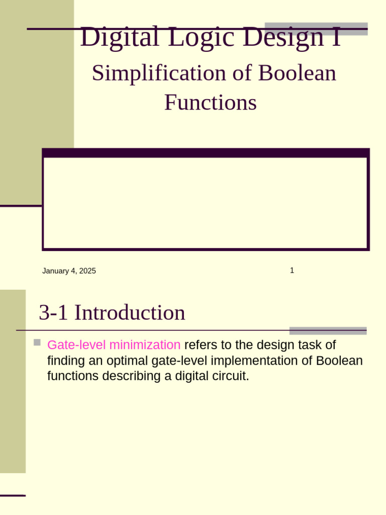 Chapter 3 Gate Level Minimization Pdf Computer Programming Mathematics Of Computing 