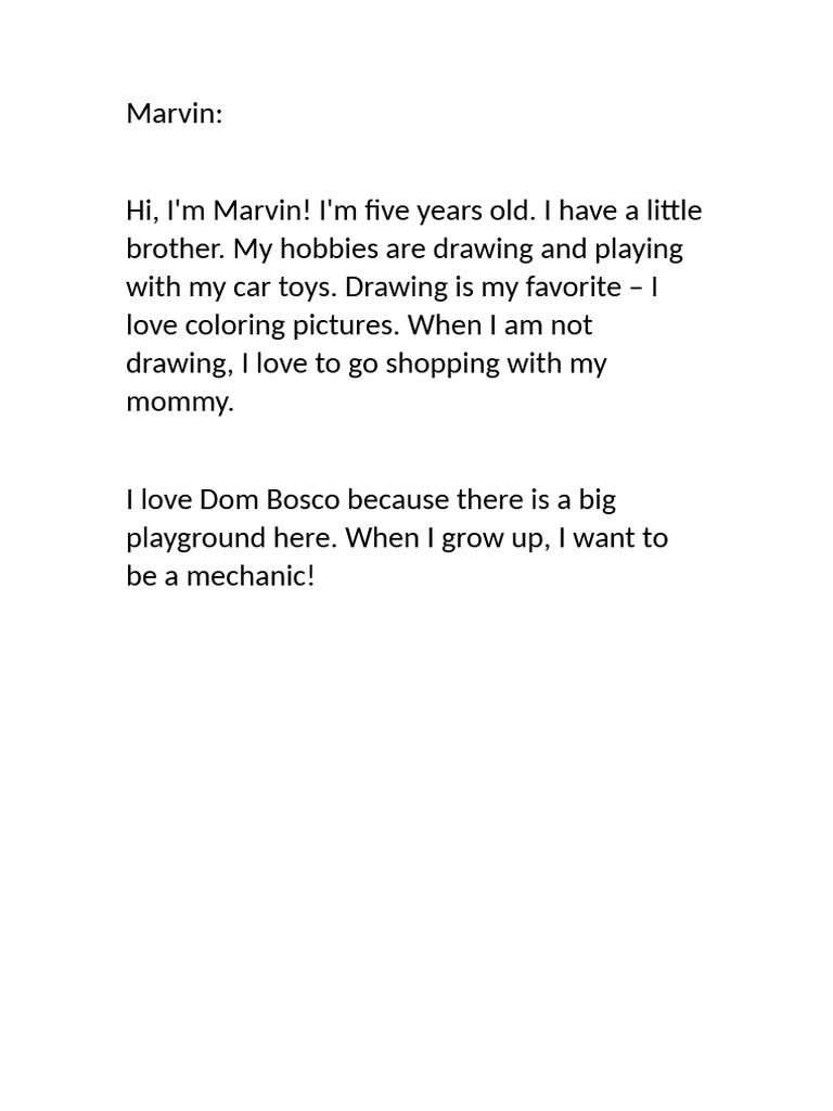 Introduction - Marvin | PDF