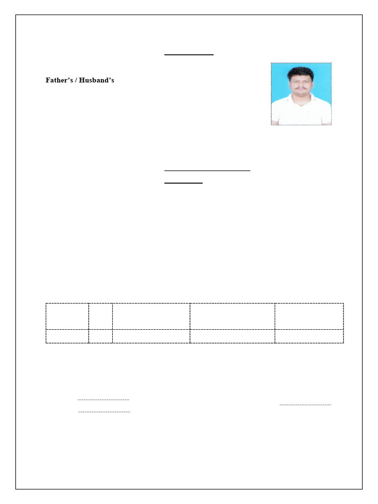 Biodata-For-Job-2021 (1) 01 | PDF