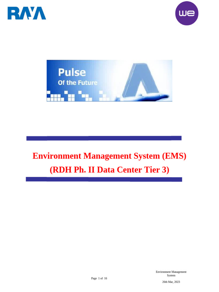 Environmental Management System (EMS) | PDF | Environmental Resource ...
