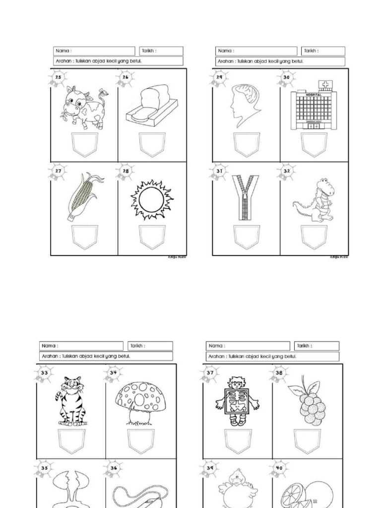 Lembaran Abjad | PDF