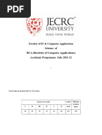 BCA Syllabus Final CSJM University | PDF | Databases | Computer Programming