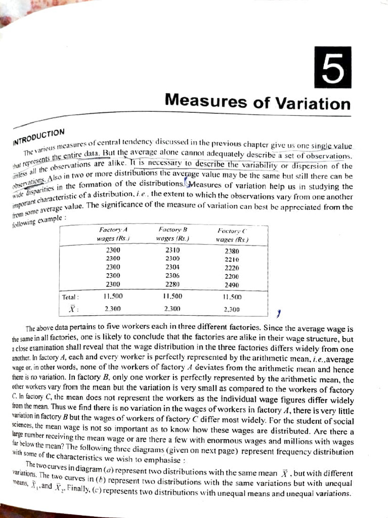 Measure of Variation | PDF | Standard Deviation | Quartile