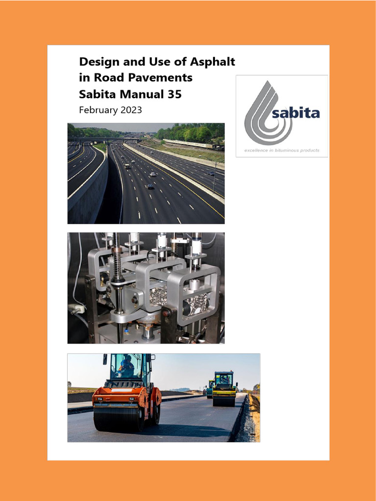 sabita-manual-35-as-at-aug-2023 | PDF | Road Surface | Road