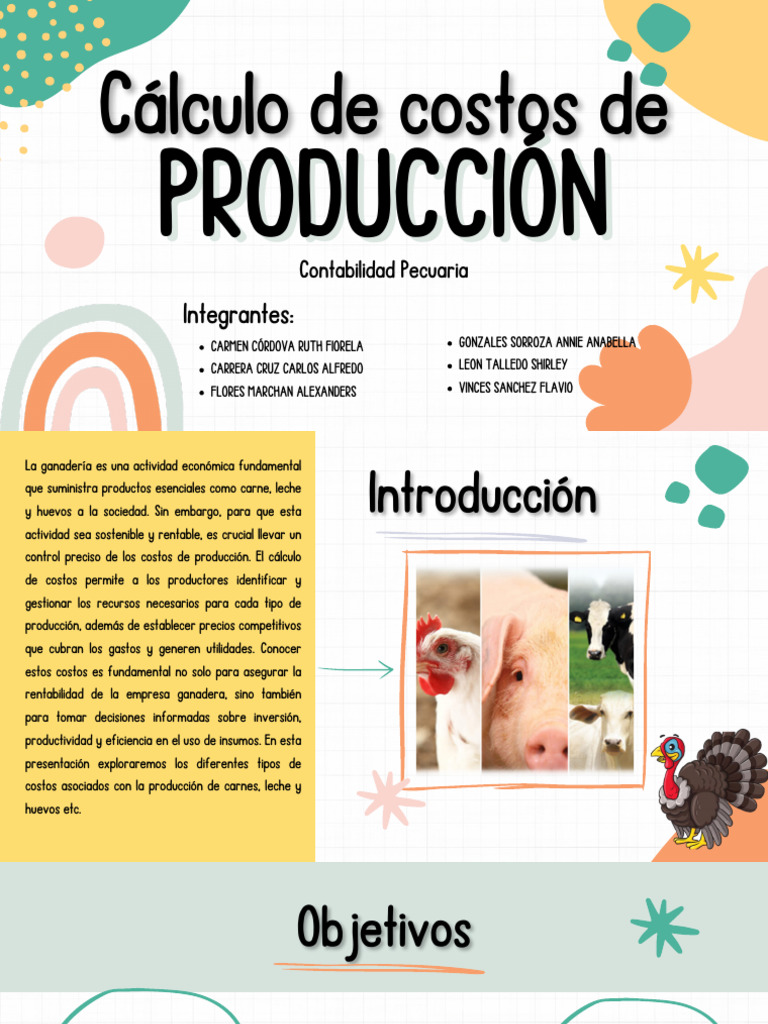 Presentacion Proyecto Creativo Organico Multicolor Pastel | PDF | Rentabilidad sobre recursos ...