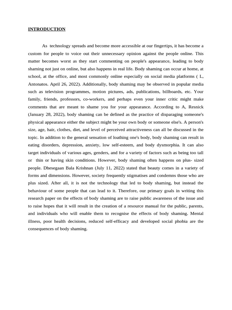 Research Paper (Ainil Wahyun Azdha 1222057) | PDF | Solitude | Shame