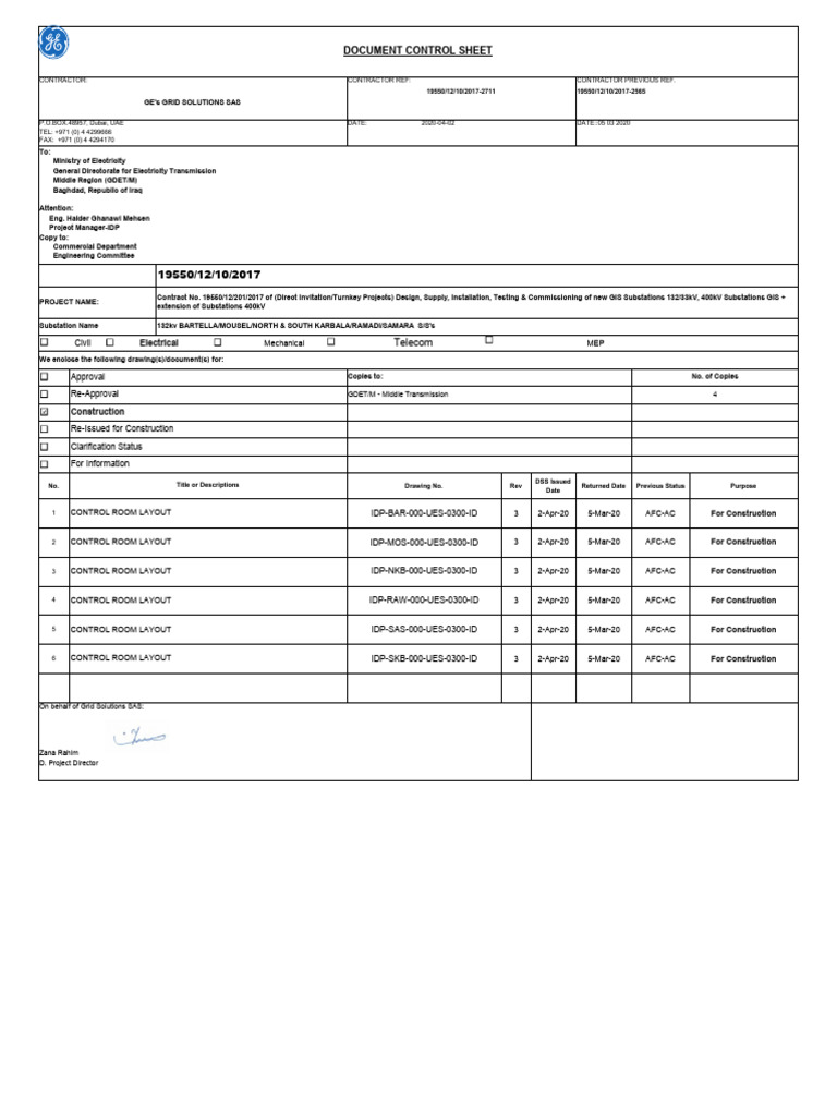 DSS_2711 | PDF | Electrical Substation | Energy Industry