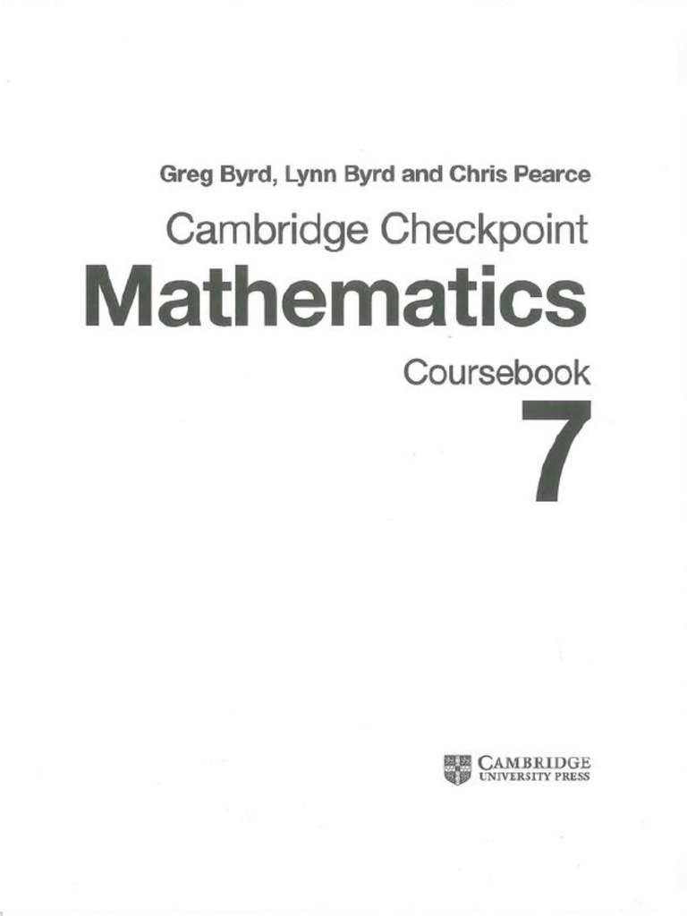 Toaz - Info Cambridge Math 7 PR | PDF