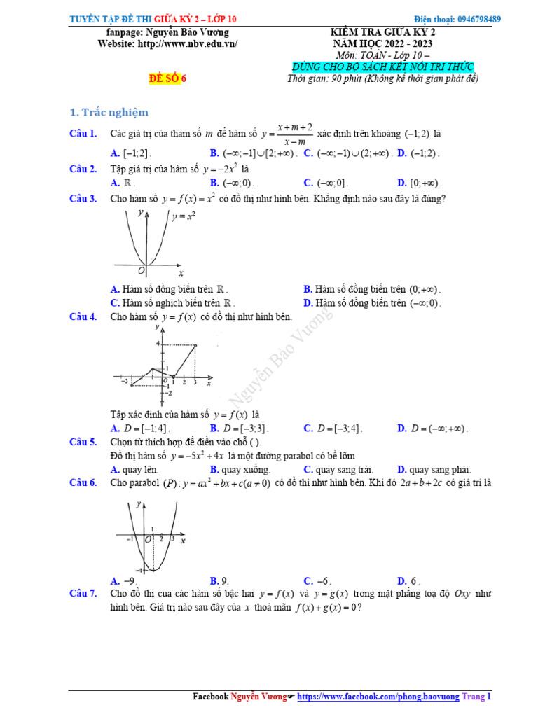 Đề số 6 - KNTT-1 | PDF