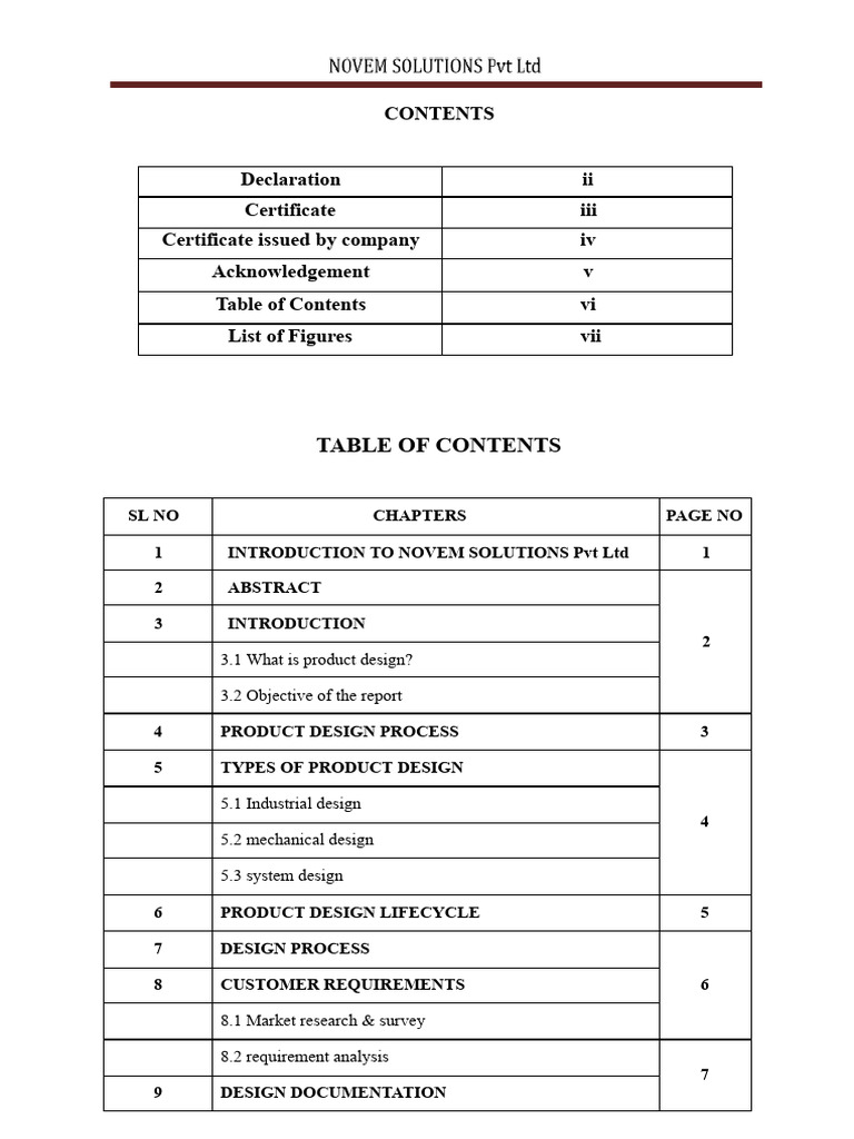 Novem internship report.docx | PDF | Usability | Prototype