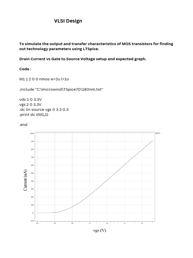 VLSI LTspice | PDF