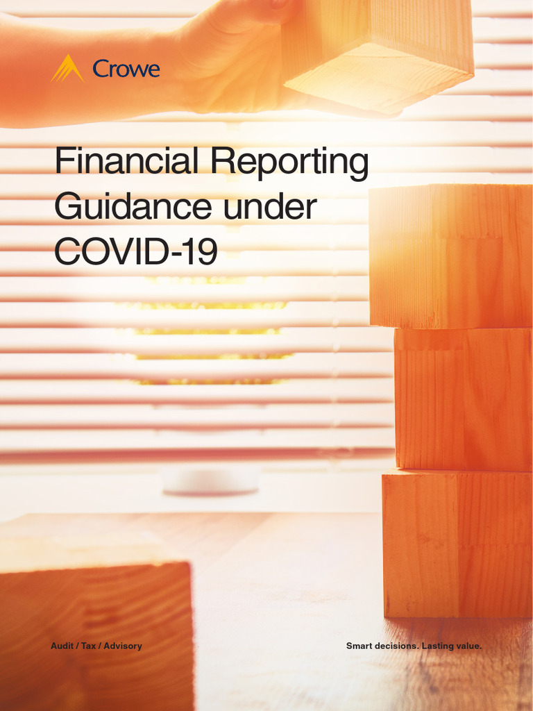 COVID-19 Financial Reporting Guidance | PDF | Going Concern | Financial ...