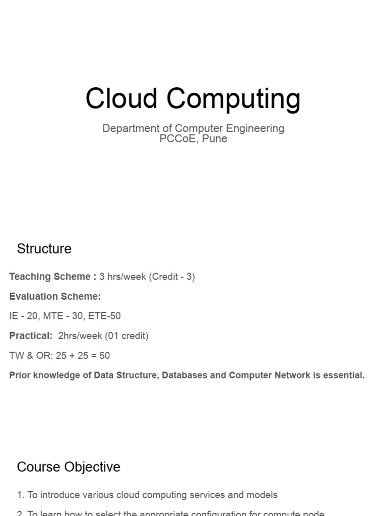 CC_Unit-1 | PDF | Cloud Computing | Amazon Web Services