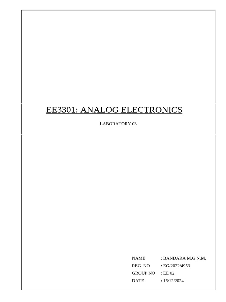 Op Amps Report | PDF | Amplifier | Operational Amplifier
