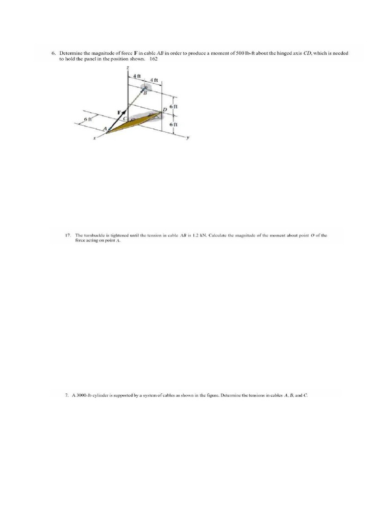 3D-STATICS-PROBS. | PDF
