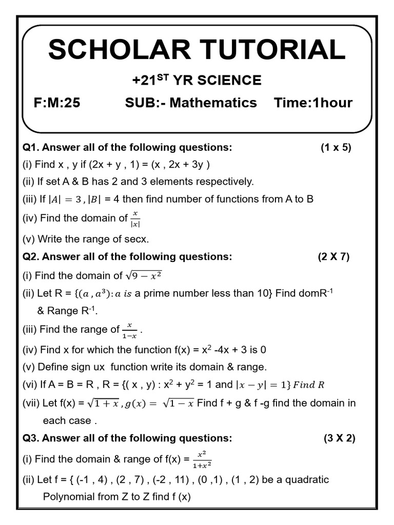 Math 28 12 24 Relation Function Pdf Function Mathematics Mathematics