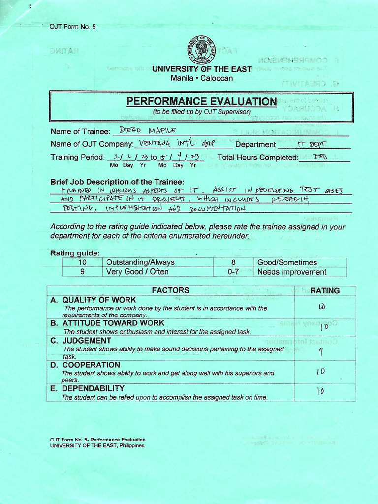 Form 5 | PDF