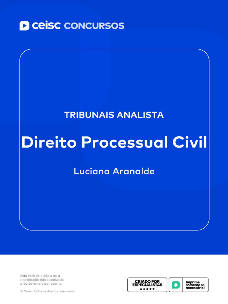 Guia de Direito Processual Civil | PDF | Litisconsórcio | Advogado