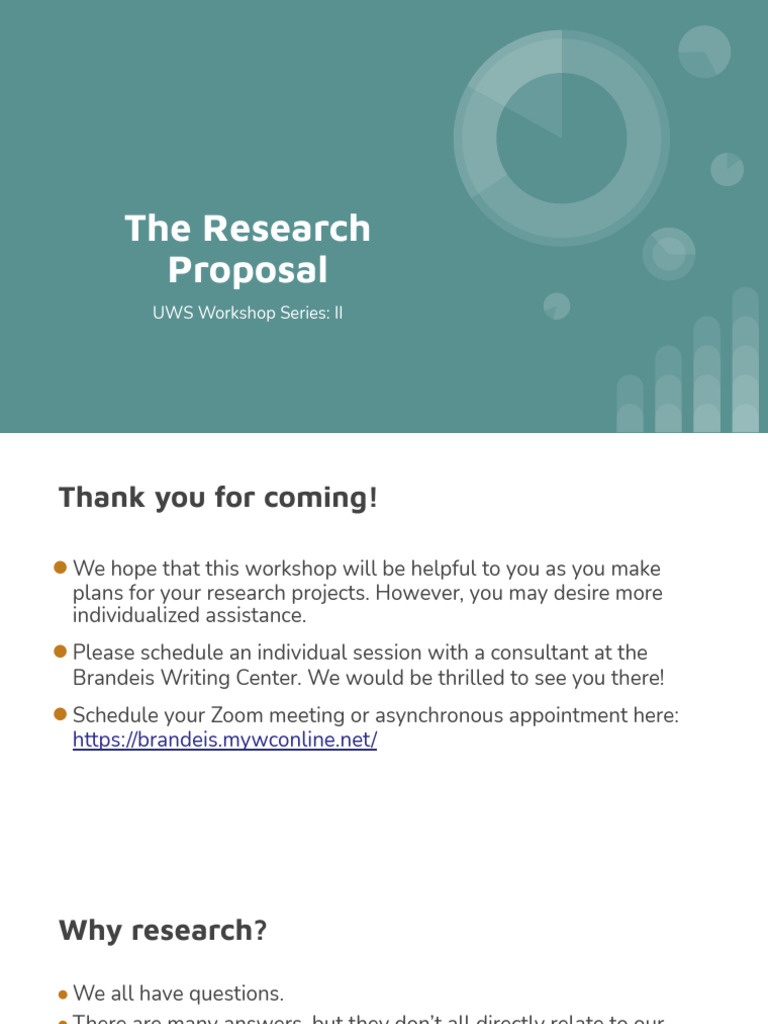 Research Proposal Slides | PDF | Essays | Methodology