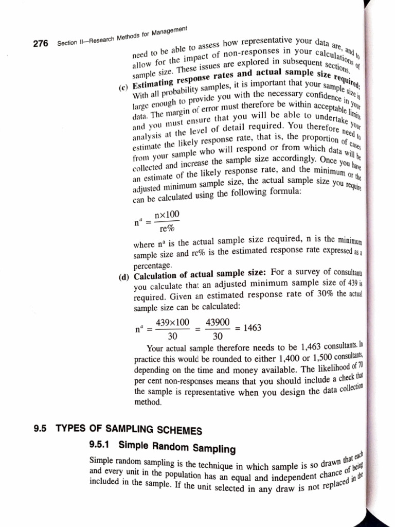 Sample Size Calculation Methods | PDF | Sampling (Statistics ...