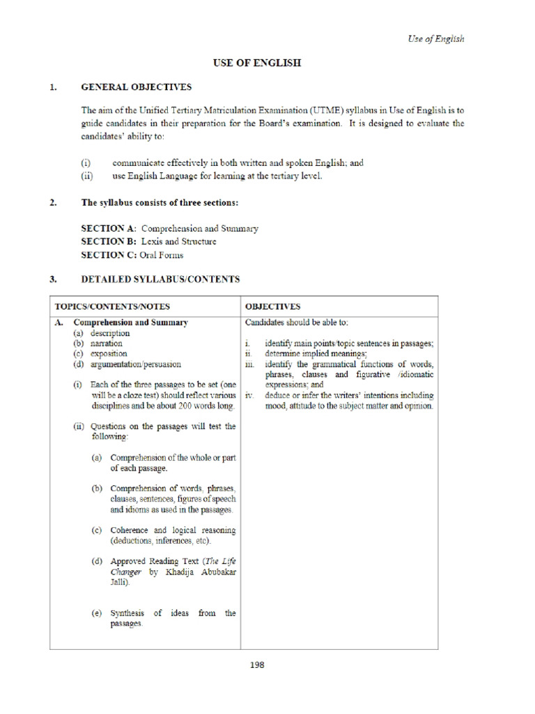 Use of English | PDF