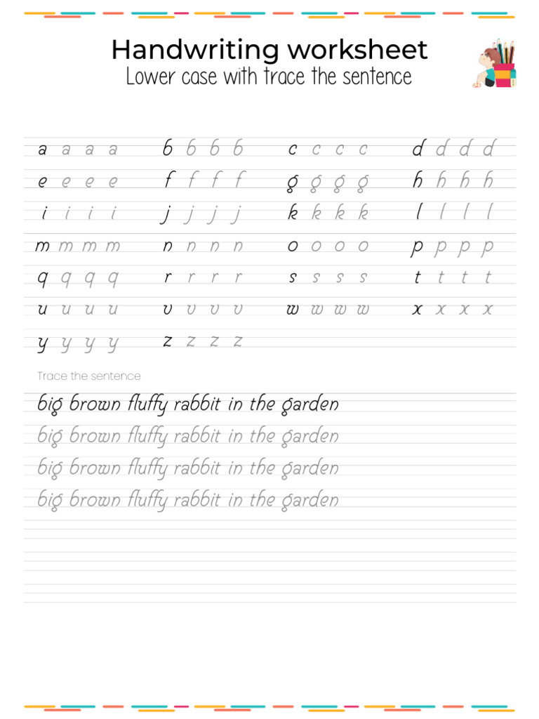 Lower Case With Sentence | PDF