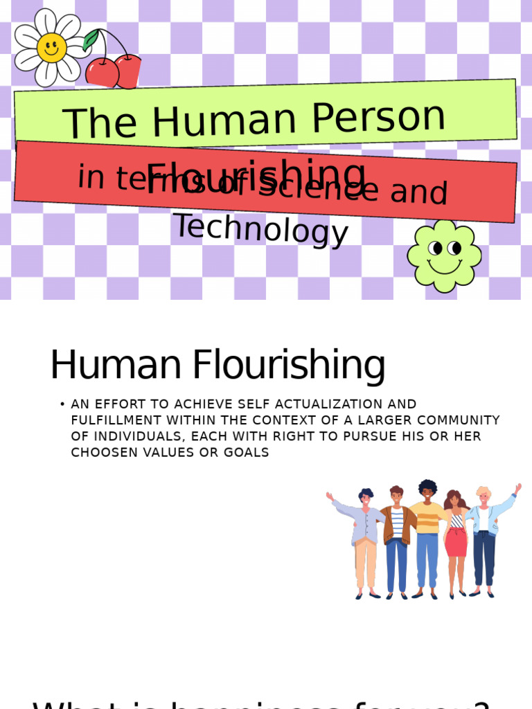 STS-Human Flourishing | PDF