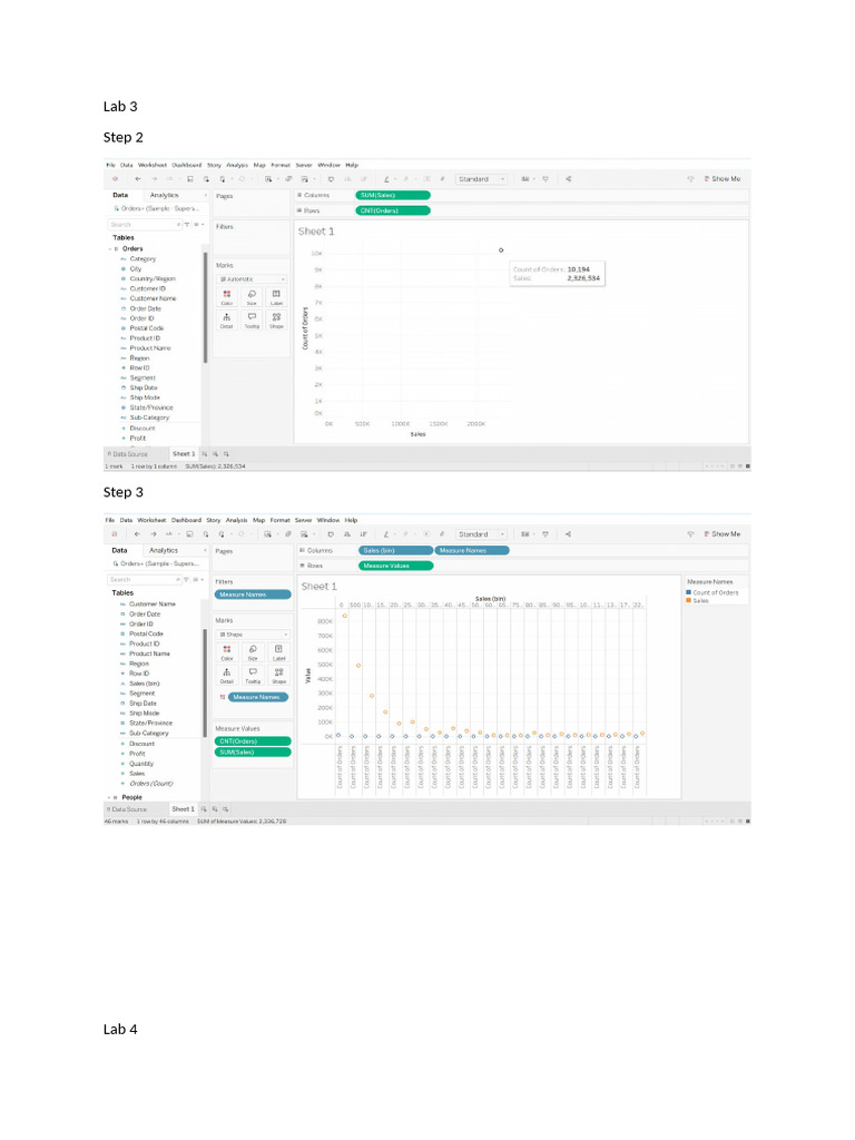 Tableau Output | PDF