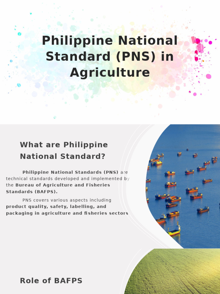 Philippine National Standard in Agriculture | PDF | Regulatory Compliance