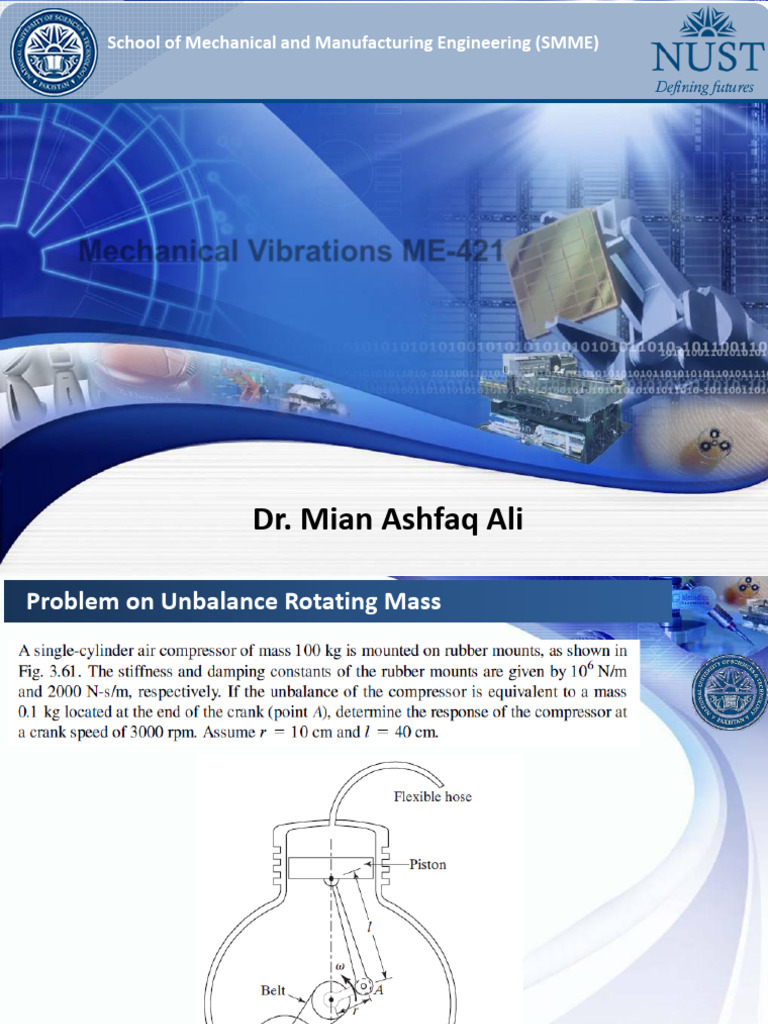 Lecture 17 - Mechanical Vibrations | PDF | Physics | Applied Mathematics