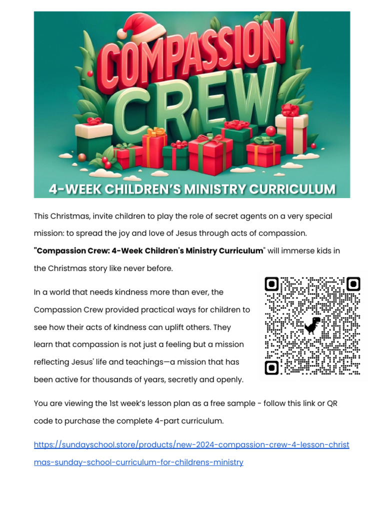 Isaiah 9 Lesson - Compassion Crew | PDF | Jesus | Christian Mission