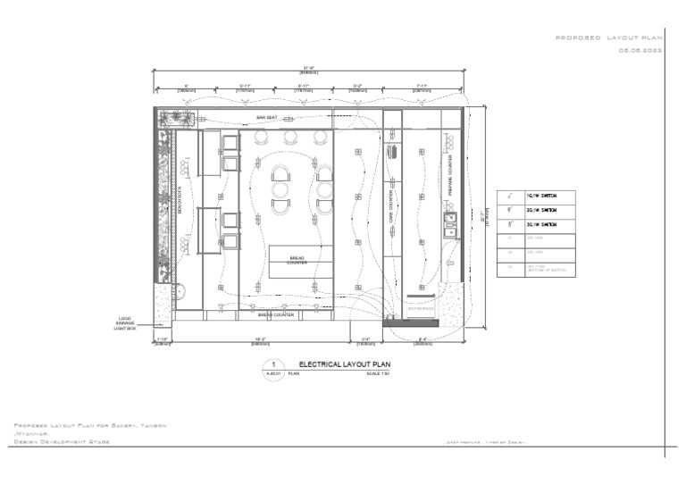 BB - 8.08.23 - Electrical Layout Plan | PDF