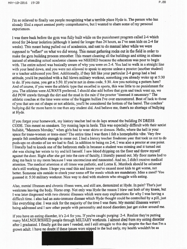 hyde school - bath Maine | PDF