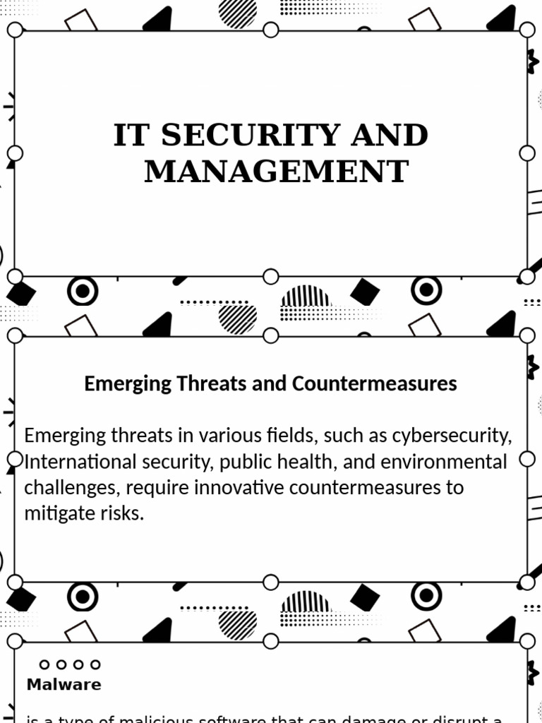 It Security and Management | PDF | Malware | Phishing
