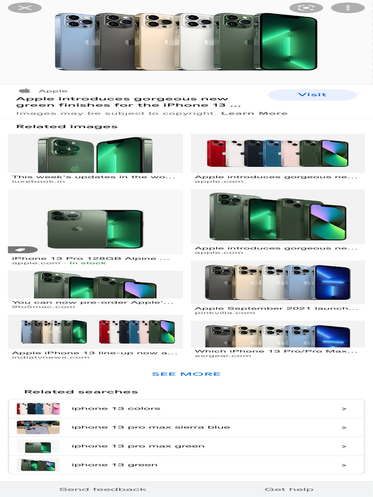 Iphone 13 Pro Max Colours | PDF