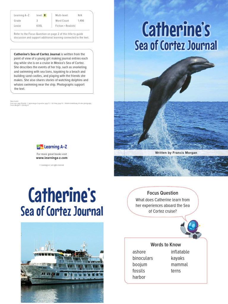 Catherine's Sea of Cortez Adventure Journal | PDF | Whales | Sea