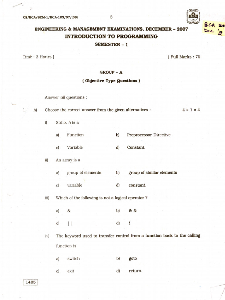 Introduction To Programming | PDF