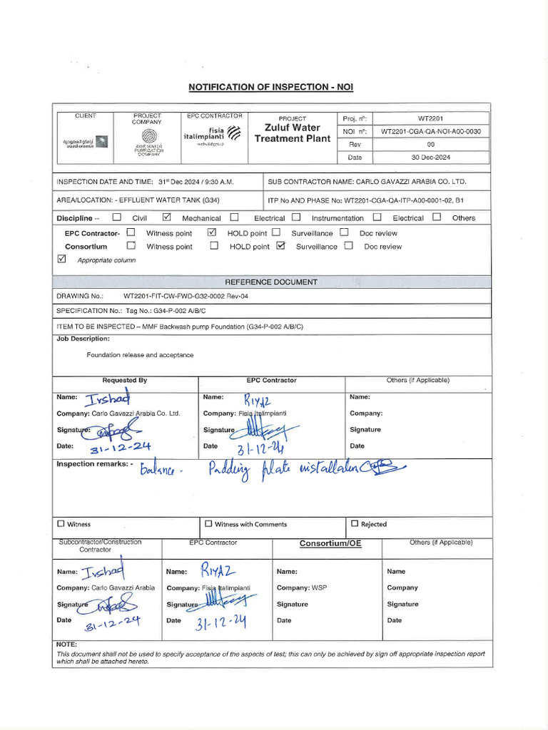 WT2201 Cga Qa Noi A00 0030 | PDF