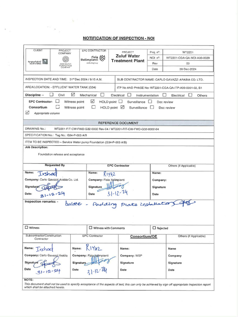WT2201-CGA-QA-NOI-A00-0029 | PDF