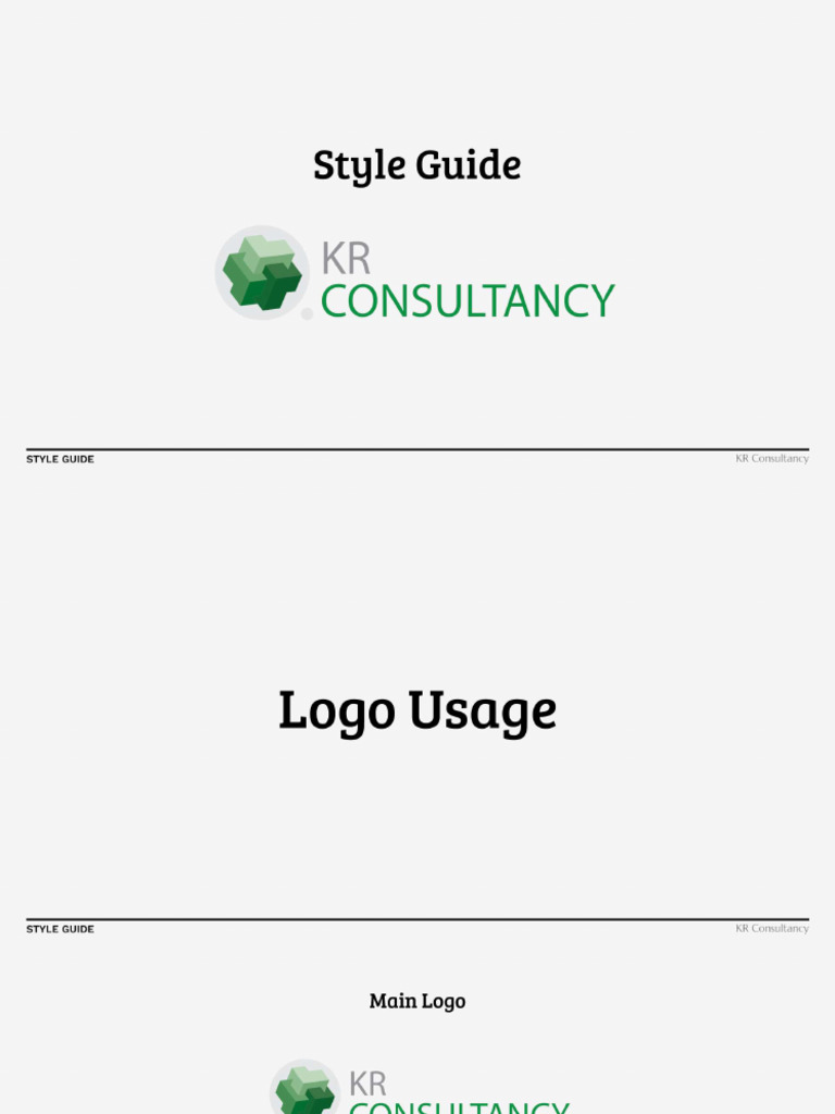 (Draft) KR Consultancy Style Guide | PDF