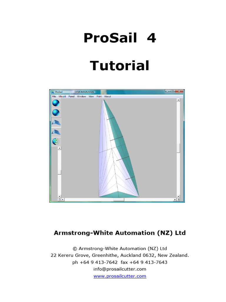 ProSail Tutorial | PDF | Computer Keyboard | Sail