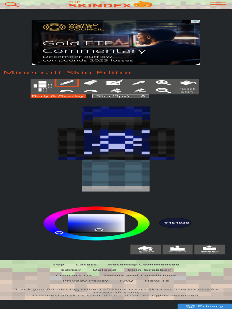 Minecraft Skin Editor Tool | PDF