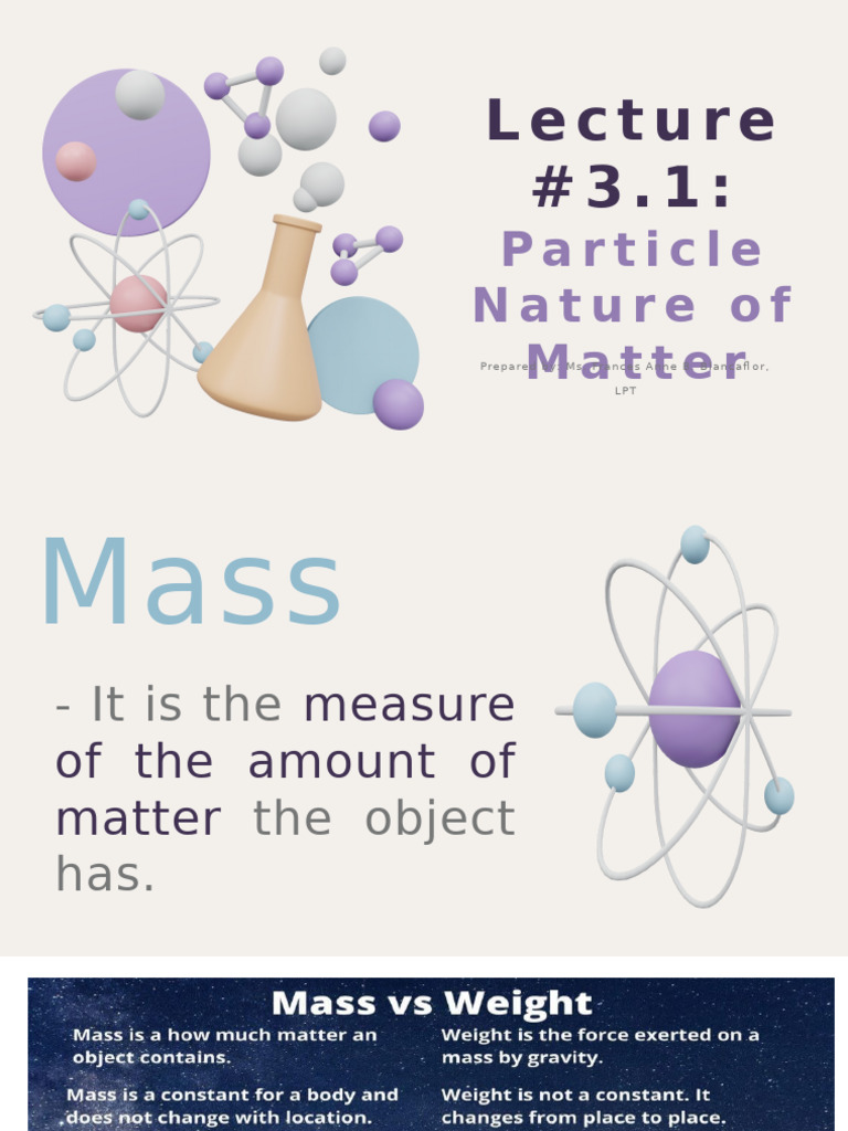Understanding Particle Nature of Matter | PDF