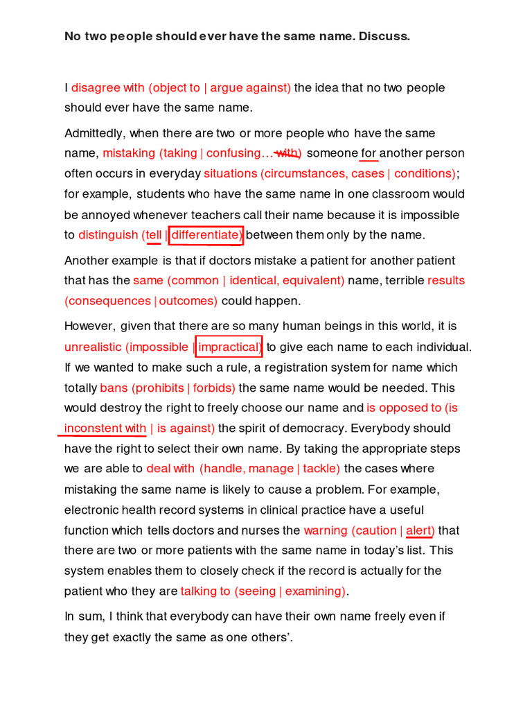 Yohei Homework 26 Synonyms | PDF