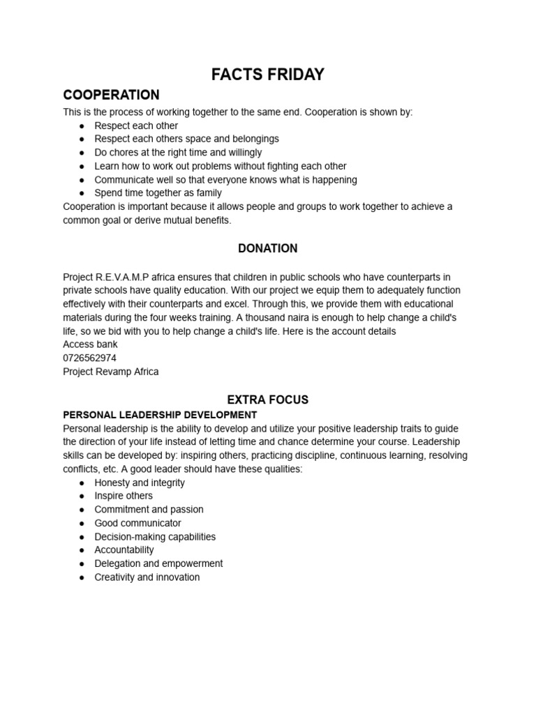 Facts Friday | PDF
