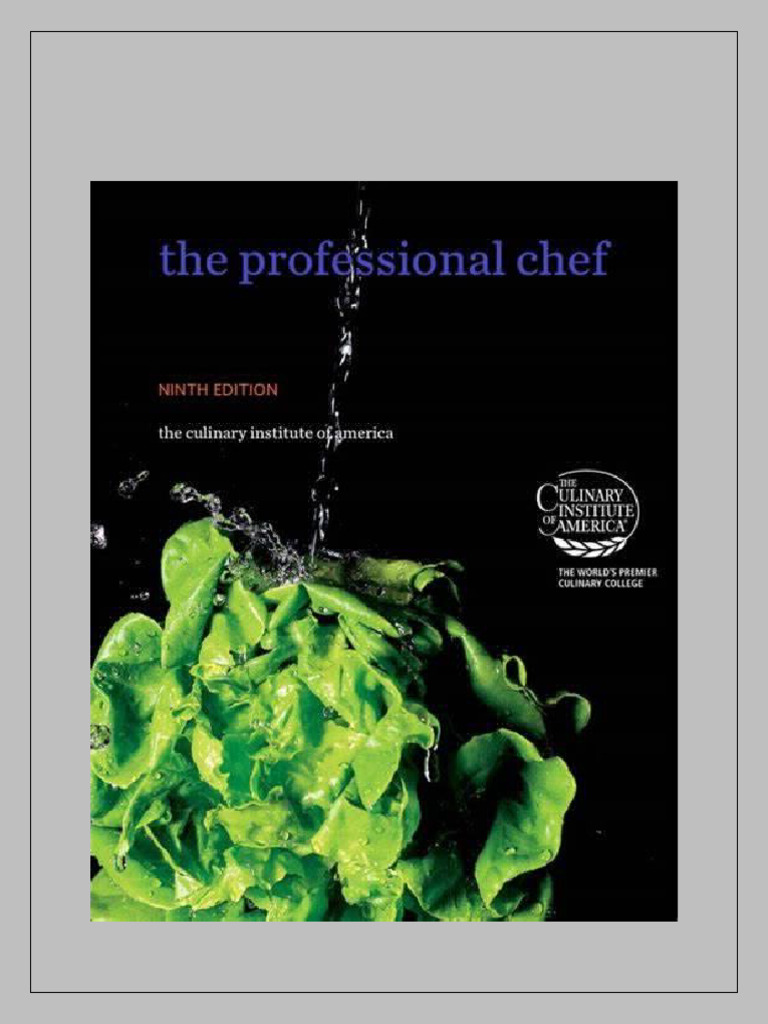 The Professional Chef | PDF