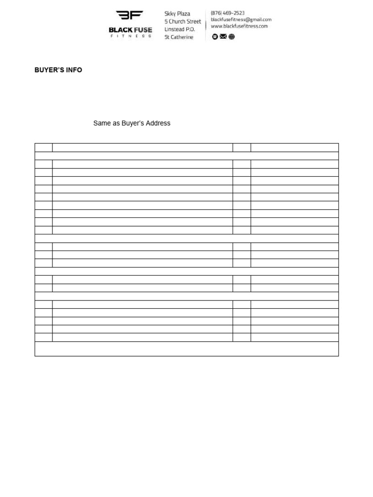 Protein Supplements Order Summary | PDF