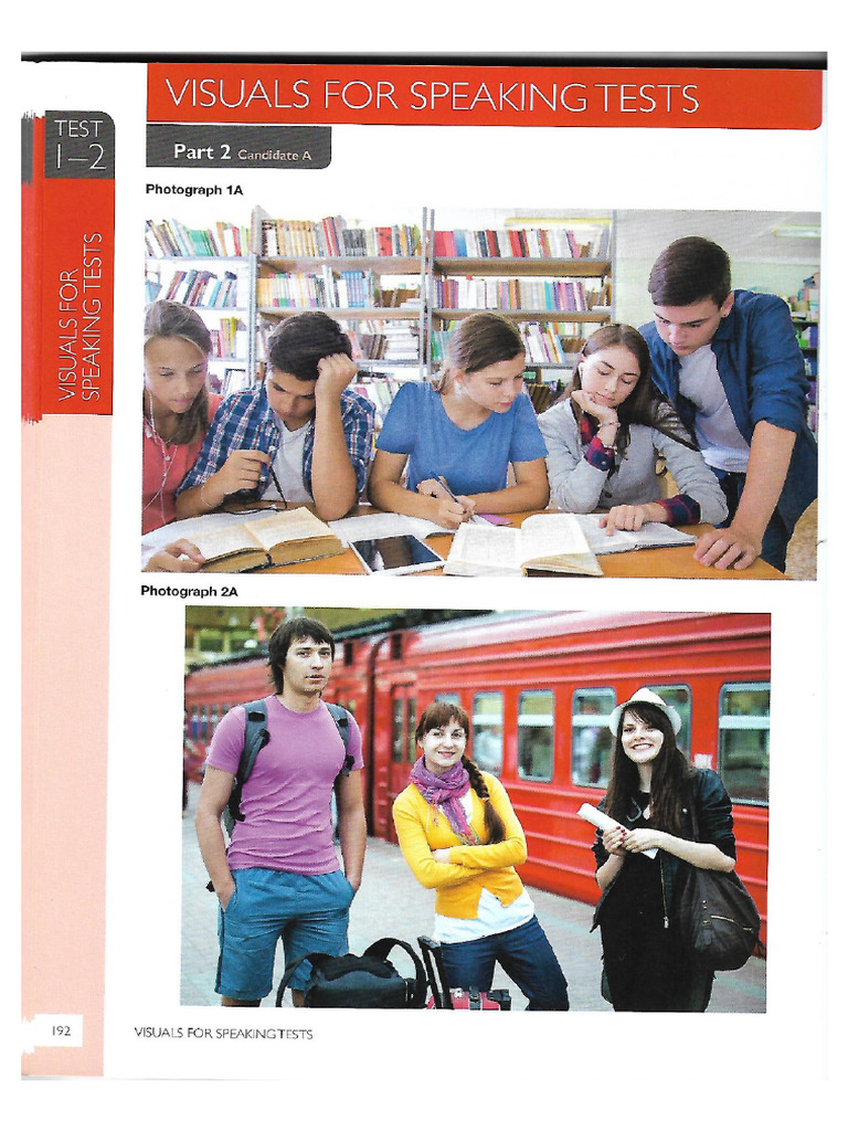 PET Speaking Part 2 Photos | PDF