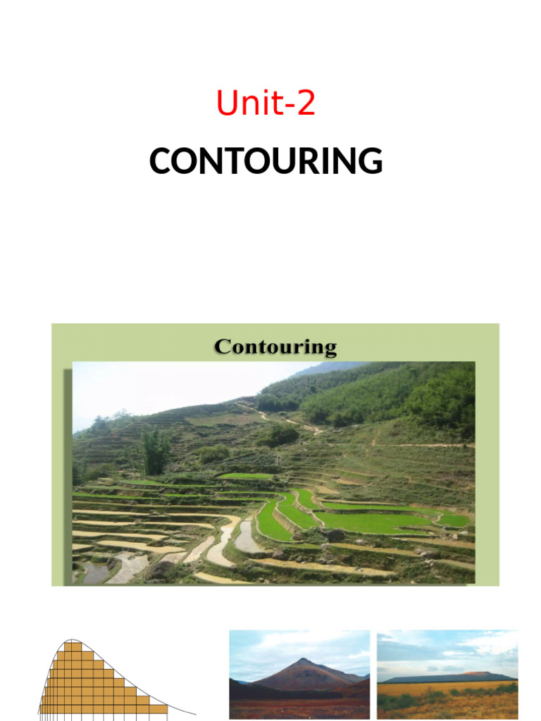 Unit 2 Contour | PDF | Contour Line | Surveying